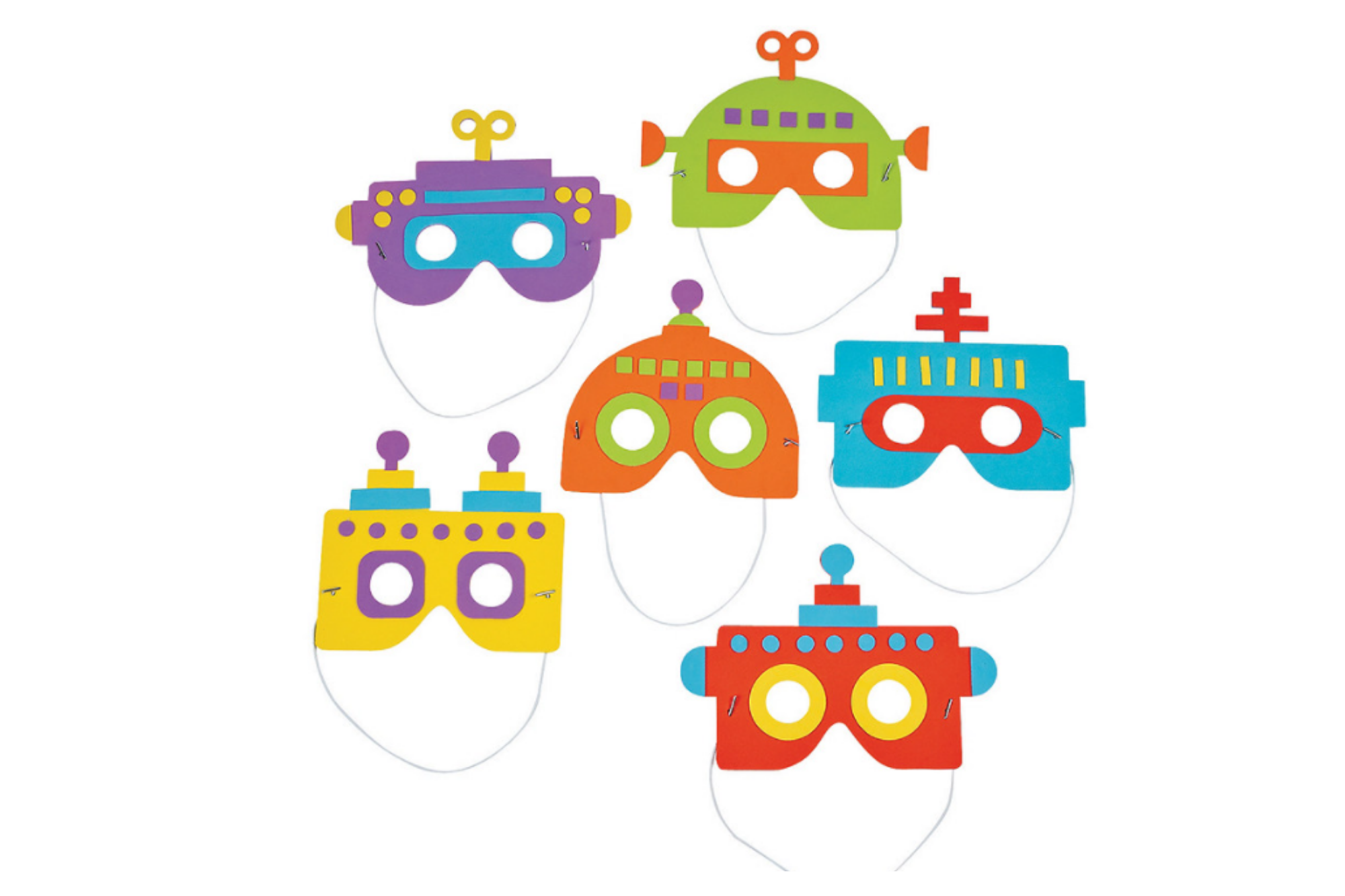 Lil' Craft Bags: Robot Masks | Des Moines Public Library